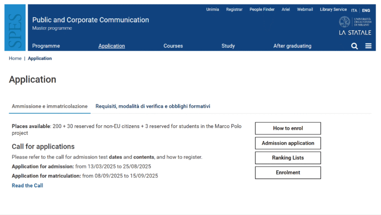 Master’s Degree in Public and Corporate Communication (COM) – MSMC ...